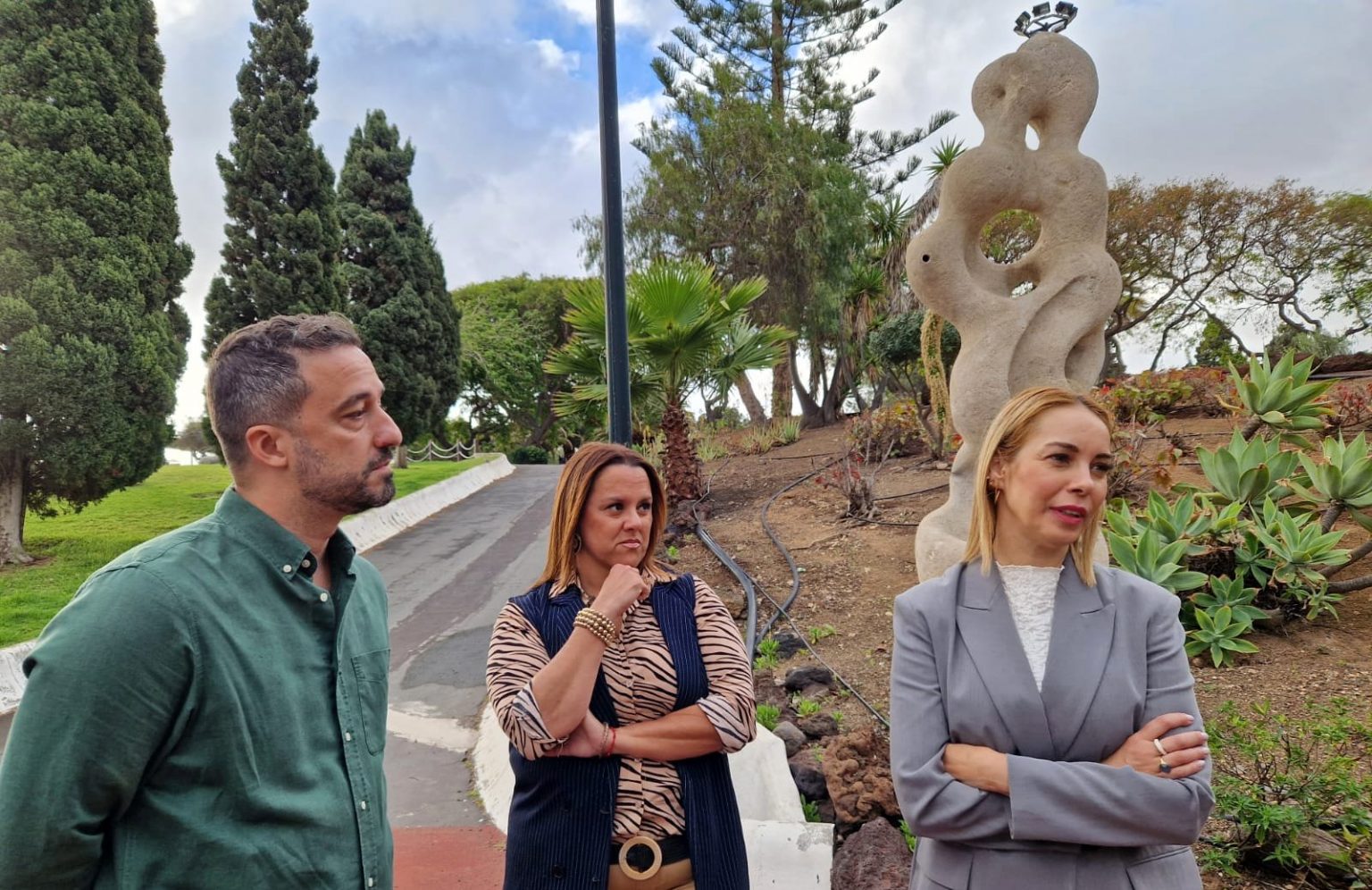 EL CABILDO RESTAURA LA ESCULTURA DE PLÁCIDO FLEITAS TRAS UN ACTO ...